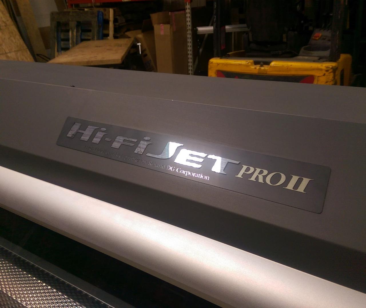 Lot #27: Roland Quadra FJ 540, 54" 6 Color Dye Printer, Serial ...